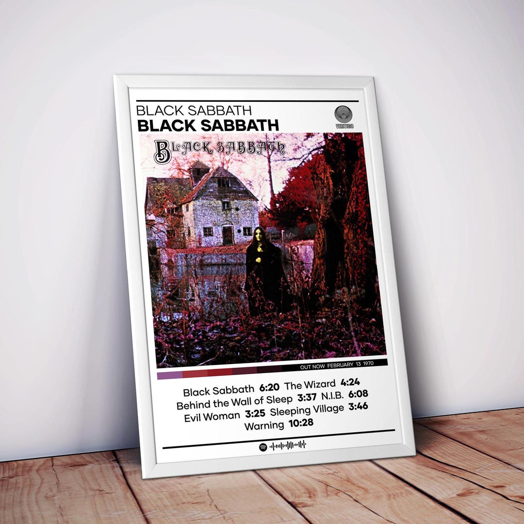 Black Sabbath Poster | Album Cover Poster | 4 Colors | High Quality ...