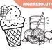 Summer Coloring Pages for Kids – 10 Printable Sheets | Ice Cream, Beach ...