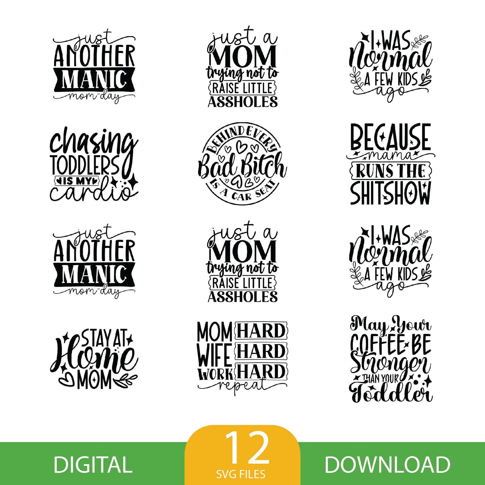 Mom Svg Bundle, Mothers Day Svg, Mom Svg, Mama Svg, Mom Life Svg, Mom ...