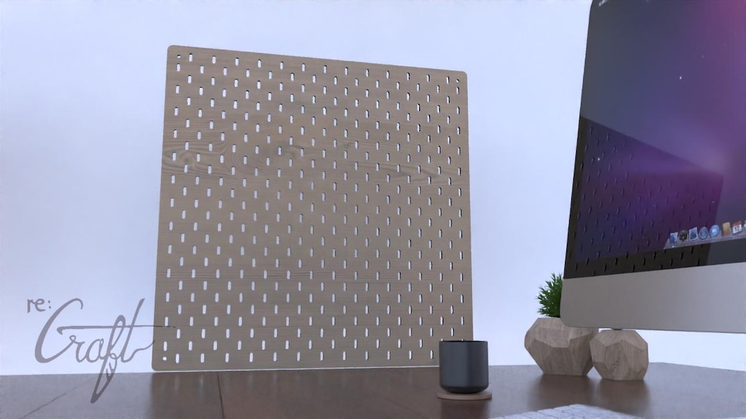 Pegboard. 12 Different Size. Compatible With Ikea's Pegboard ...
