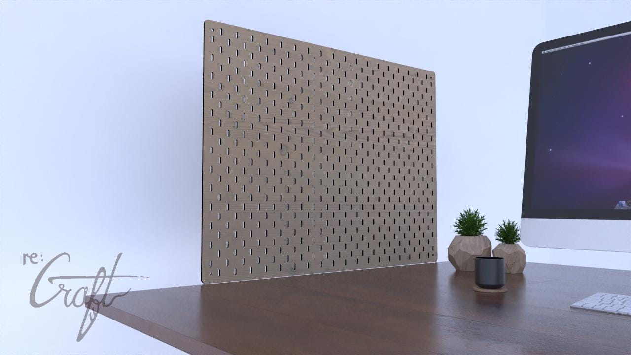 Pegboard. 12 Different Size. Compatible With Ikea's Pegboard ...