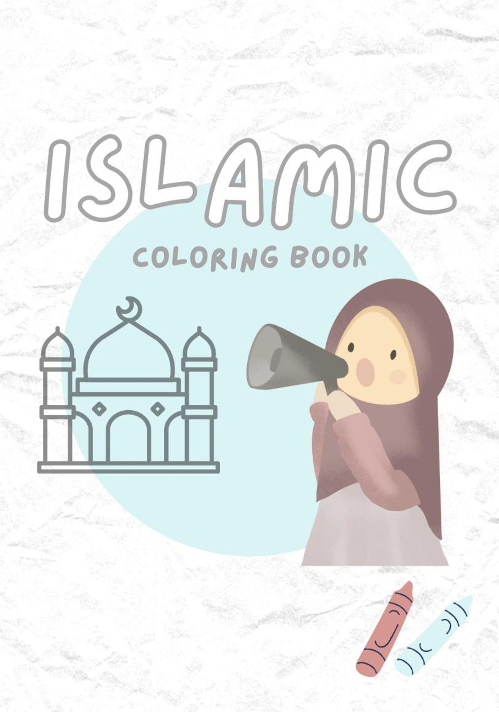 Islamic Coloring Book for Kids – Hijabi Girls, Makkah, Dates and More ...