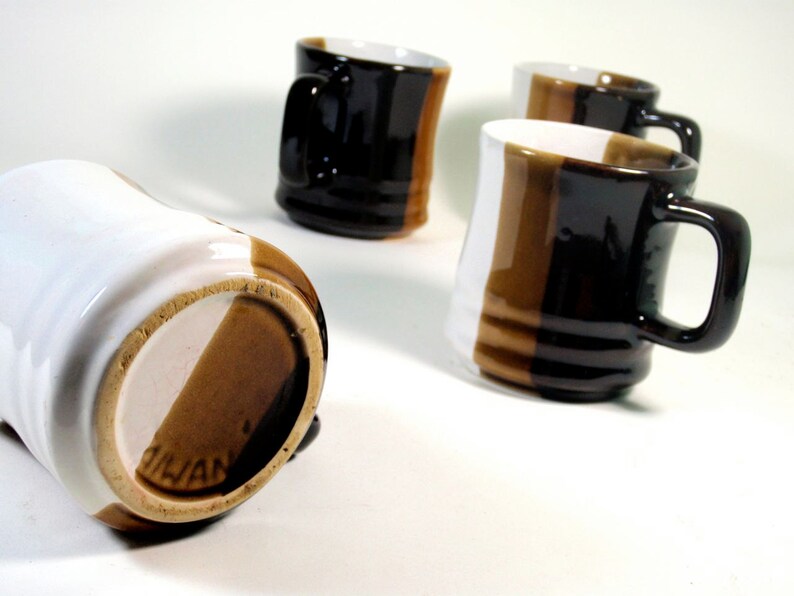 70s Mugs - Set of 4 - Etsy