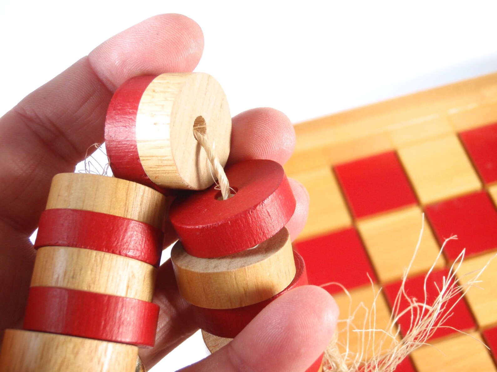Homemade Solid Wood Checker Board - Etsy