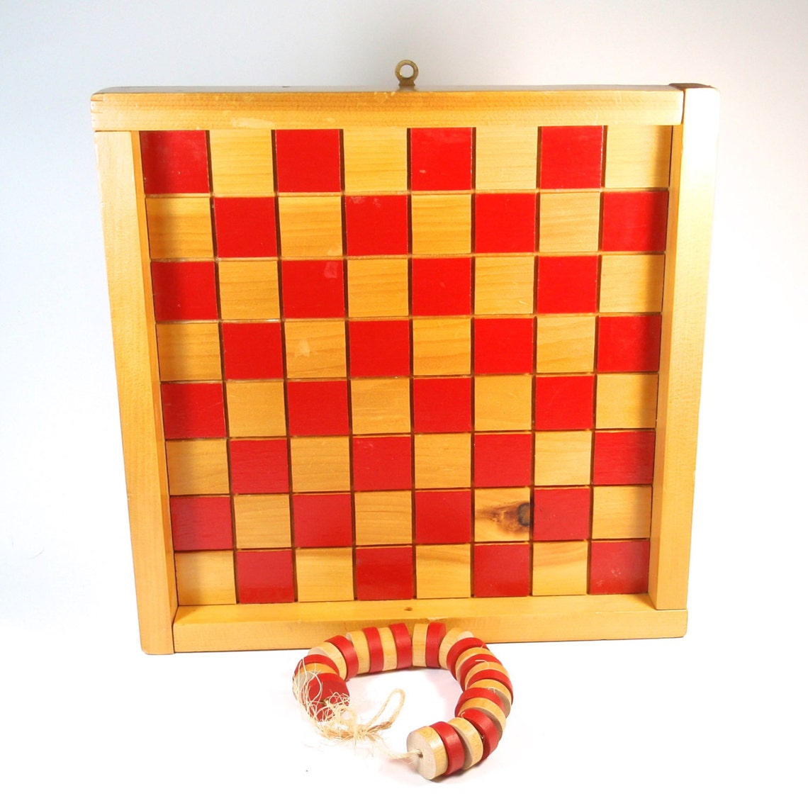 Homemade Solid Wood Checker Board - Etsy