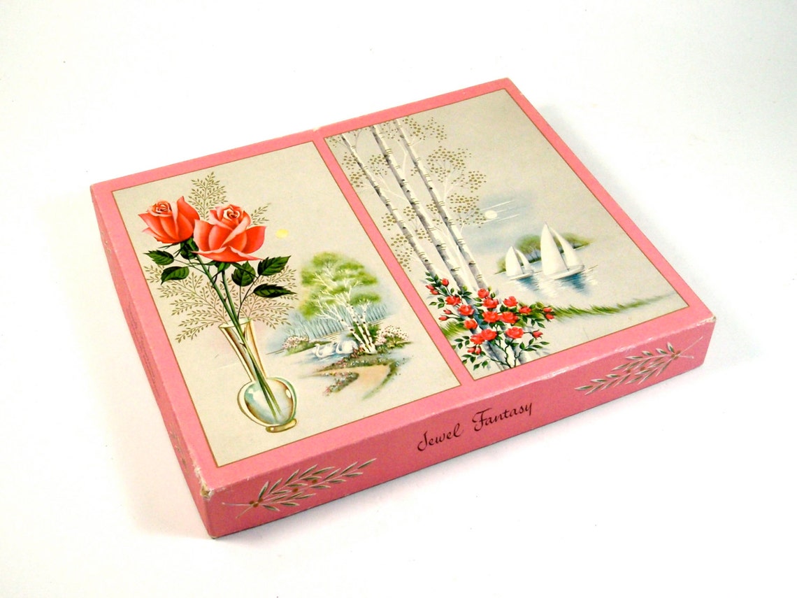Vintage Boxed Greeting Card Assortment - Etsy