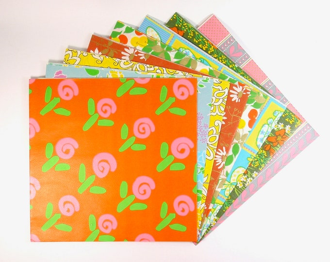 1970s Gift Wrapping Paper - Lot of 8 - Etsy
