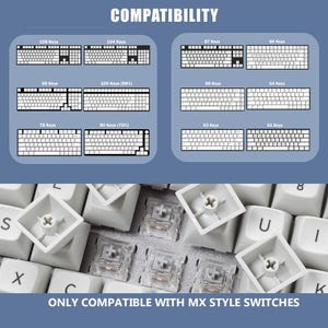 Blue Keycap Set Mechanical Keyboard - PBT Keycap Custom & Handmade for ...