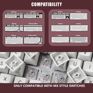 Enchanting Mysterious Moonlight Sky Astrology Keycap Set – 133 PBT ...