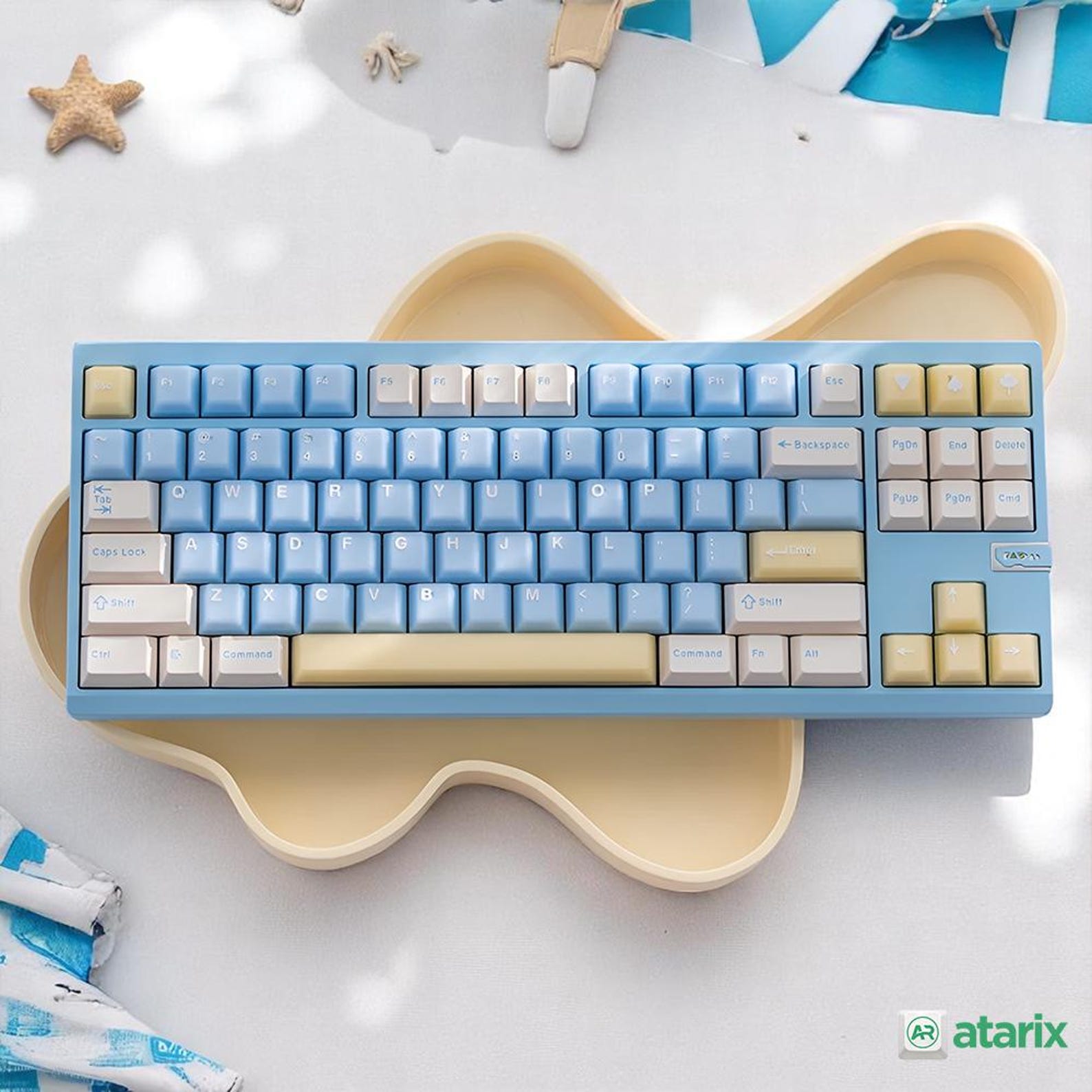 Blue Keycap Set Mechanical Keyboard - PBT Custom & Handmade Keycaps for ...