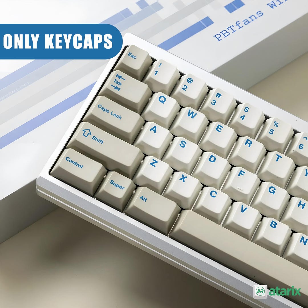 Cream Keycap Set Mechanical Keyboard - PBT Keycaps Custom & Handmade ...