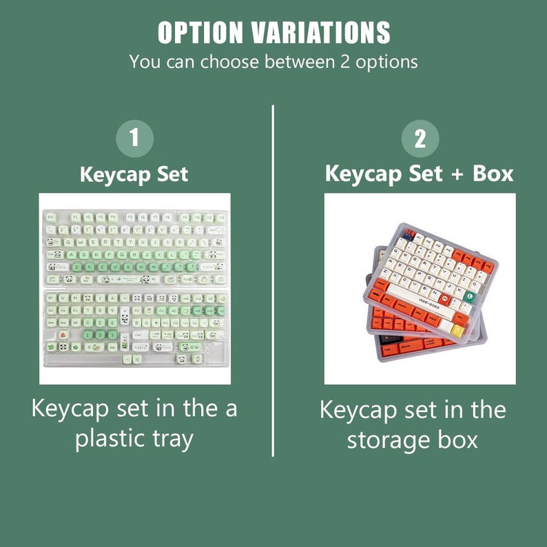 Green Floral Chinese Keycap Set - 140 PBT Custom Keycaps for Mechanical ...