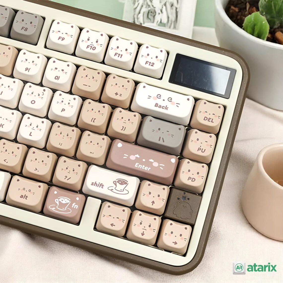 Cute Cat Keycap Set | PBT MOA Profile for MX Switch Keyboard - Etsy