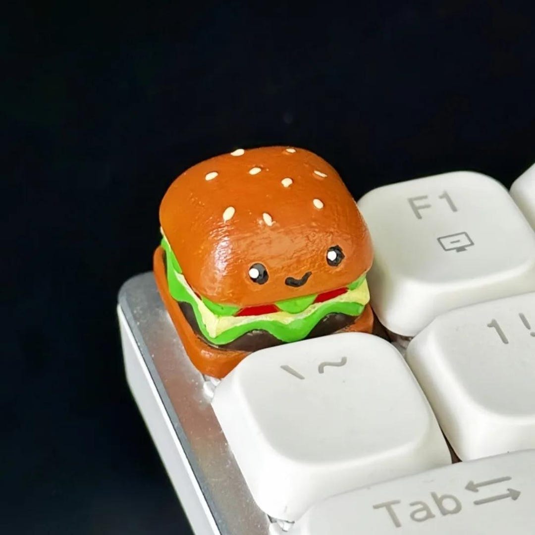 Cute Fast Food Custom Keycap for Mechanical Keyboards – Custom Artisan ...