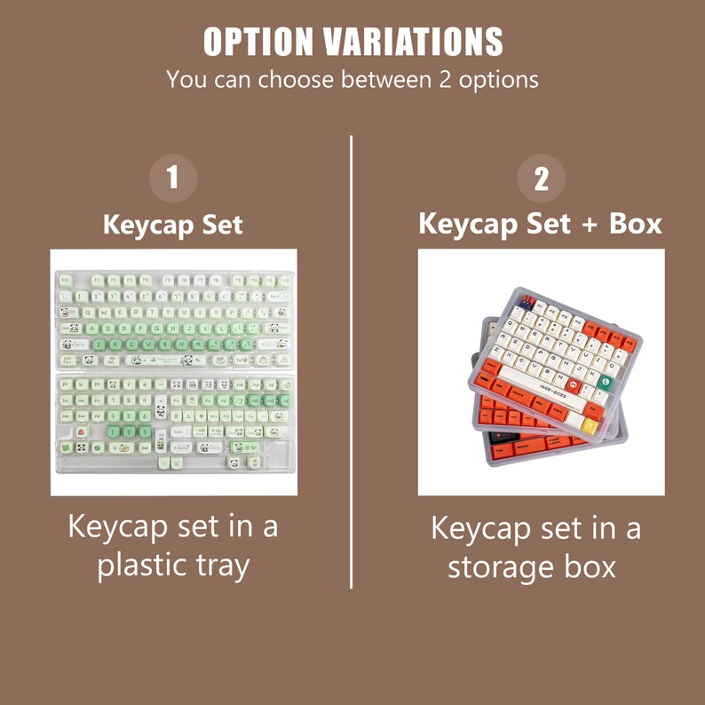 Cute Bear Keycap Set – 132 PBT Custom Keycaps for Mechanical Keyboard ...