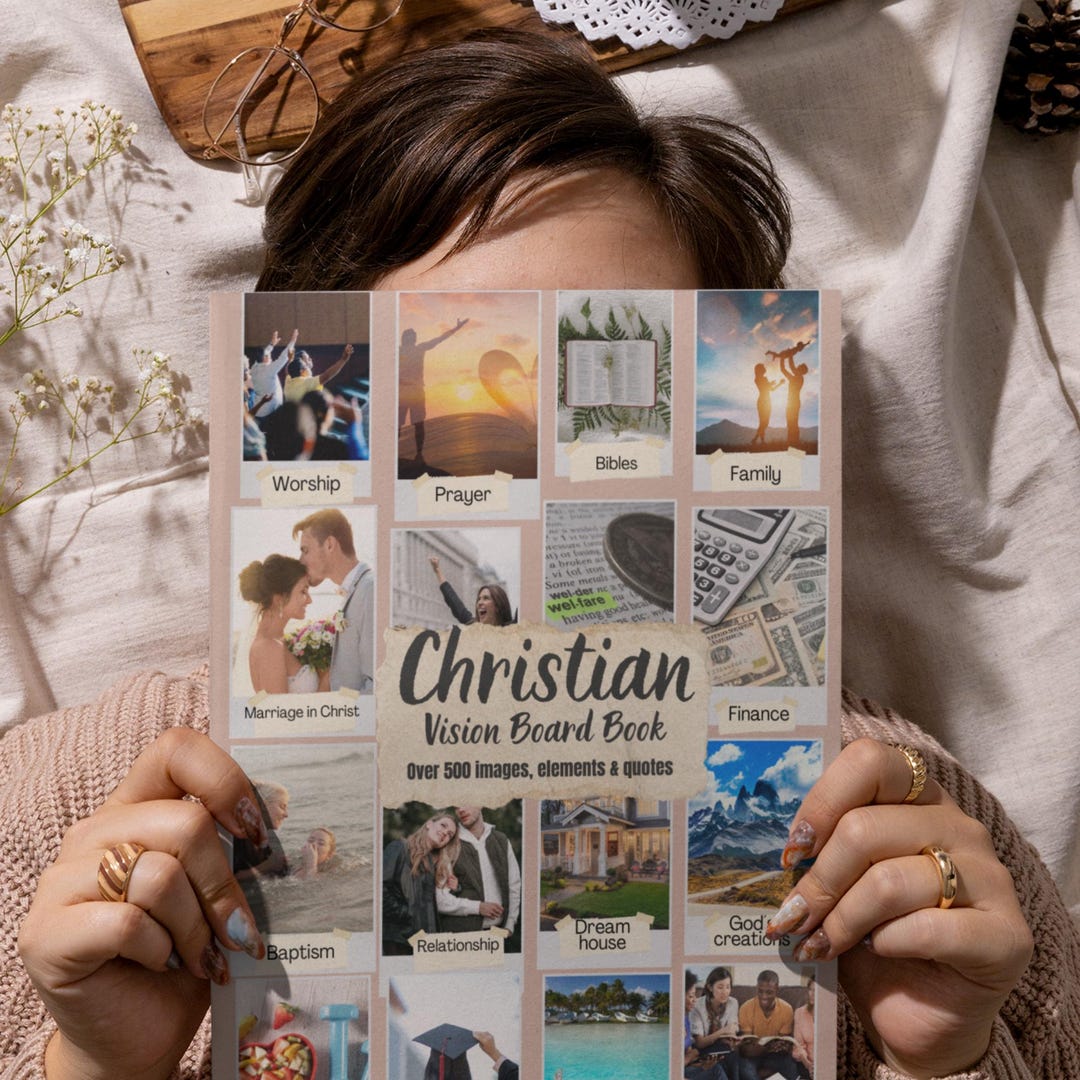 Prayer Board Kit - Christian Vision Board for Spiritual Growth and ...