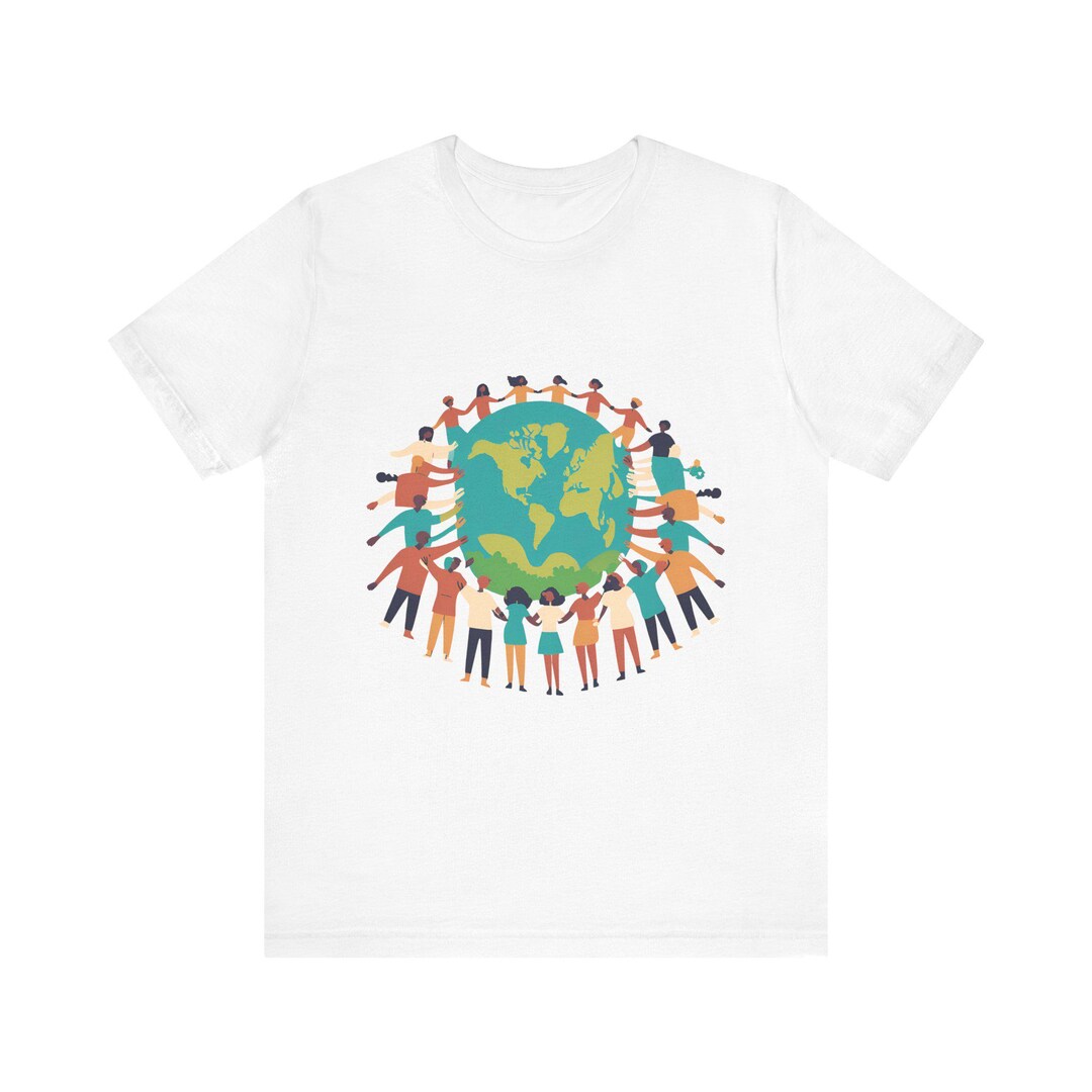 Unity World Tee - Embrace Diversity, Gift for Activists, Casual Wear ...