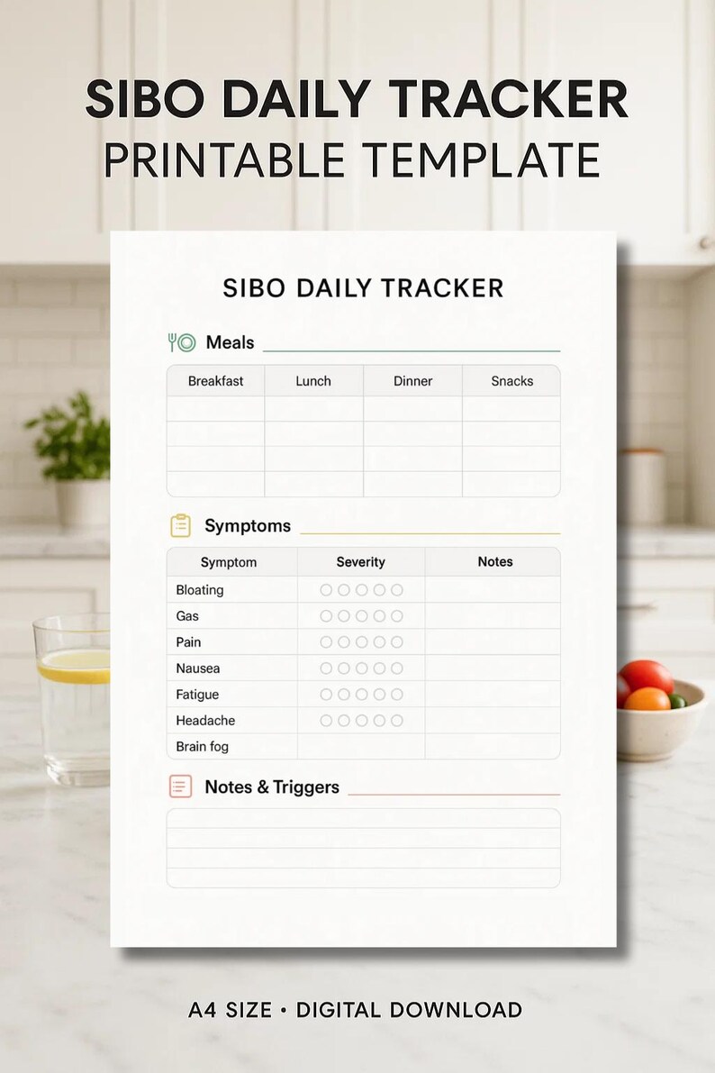 SIBO Diet Food List & Meal Planning Guide, SIBO Food Chart, Grocery ...