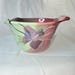 Follette Pottery Bowl-spouted,handle-handpainted Floral-signed by Kent ...
