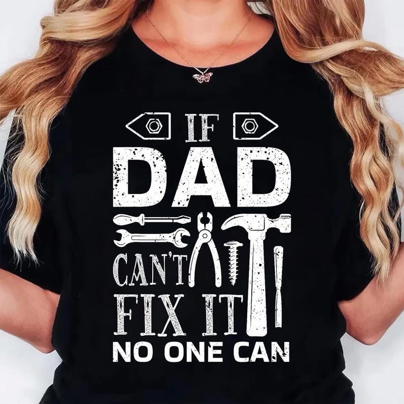 If Dad Can't Fix It, No One Can PNG Bundle, Funny Dad Png, Father's Day ...