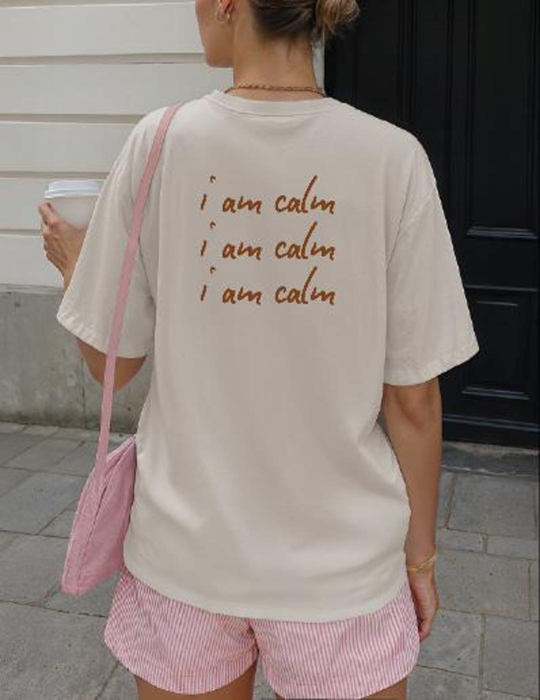 Comfort Colors® Im Calm Im Calm Im Calm Shirt, Handwritten Script Tee ...