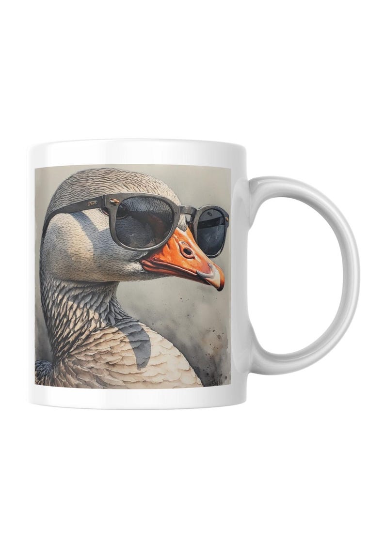 Two Silly Duck With Glasses PNG | Funny Cool Duck Clipart | Cute Animal ...