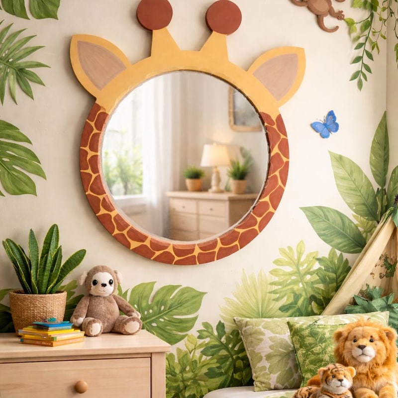 Wood Animal Mirrors - Etsy UK