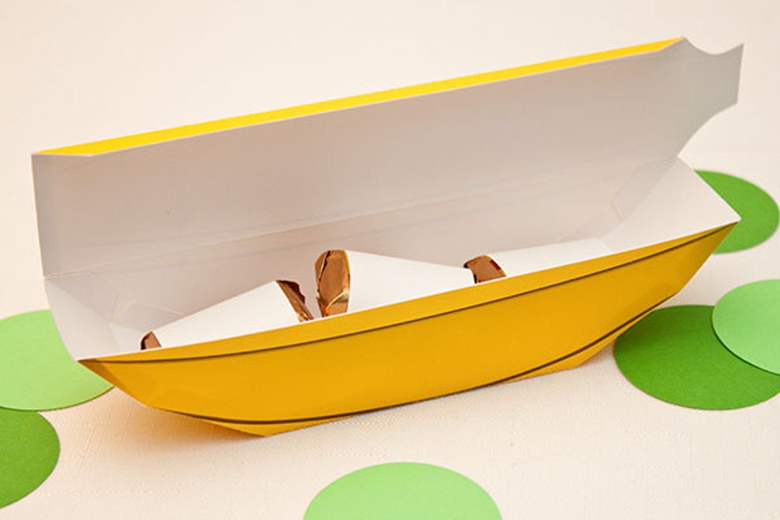 Banana Favor Box: Print at Home Full-color Template | Birthday | Monkey ...