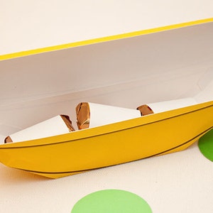 Banana Favor Box: Print at Home Full-color Template | Birthday | Monkey ...