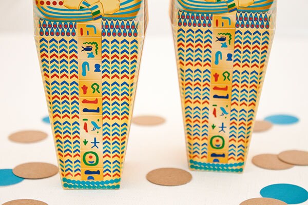 Egyptian Sarcophagus Favor Box : Print at Home Full-color Template ...