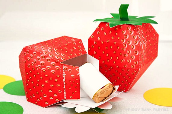 Strawberry Box Template