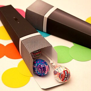 Microphone Favor Box - Black : Print at Home Full-color Template ...