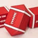 FOOTBALL Favor Box : DIY Printable PDF - Instant Download - Etsy