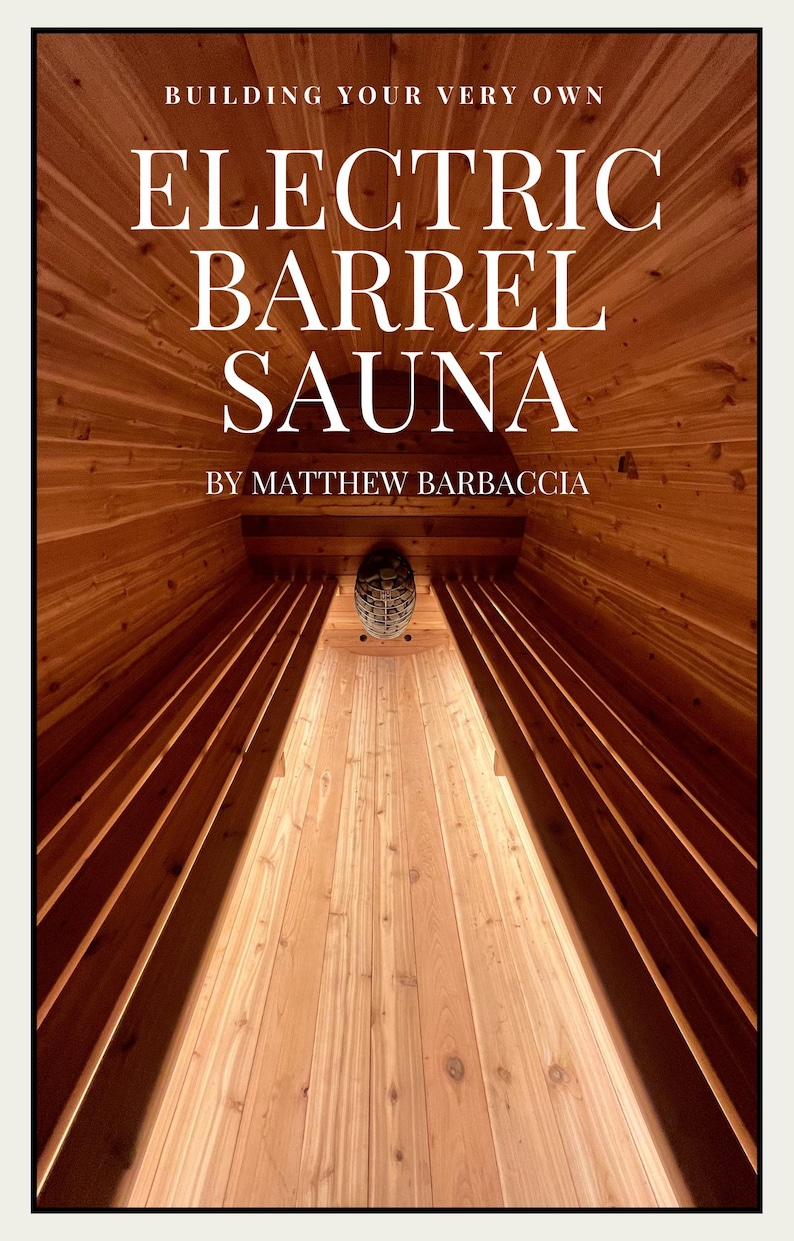 Building Your Very Own Electric Barrel Sauna - Etsy