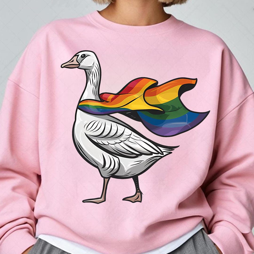 Rainbow Goose LGBT PNG, LGBTQ Png, Pride Png, Gay Png, Transgender Png ...