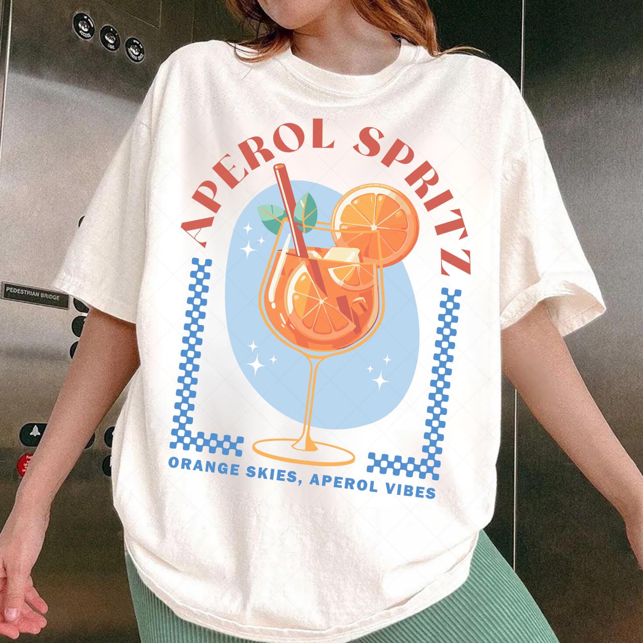 Aperol Spritz Png, Italian Cocktail Png, Cocktail Tee, Funny Summer ...