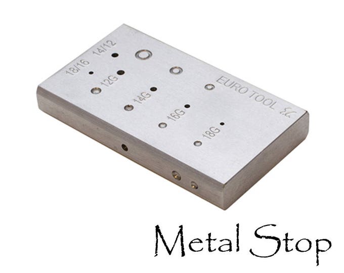 Steel Riveting Block - Make Your OWN Tube and Wire RIVETS! Easy to Use ...