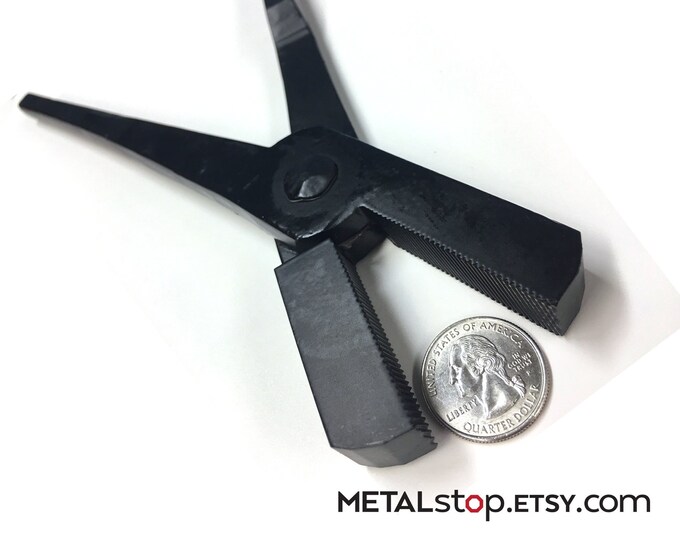 Draw Tong Tool Heavy Duty Forged Steel With Knurled Jaw to Grip Wire or ...