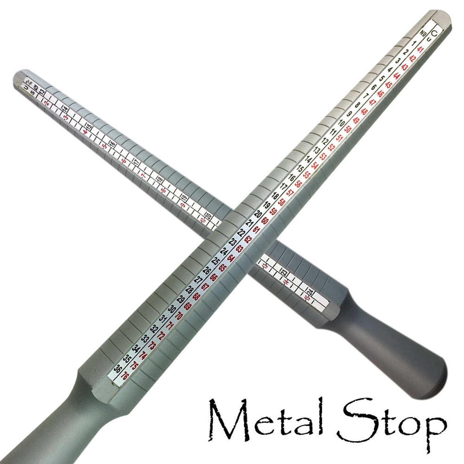 Aluminum Grooved Ring Stick Solid Aluminum Tapered Ring - Etsy