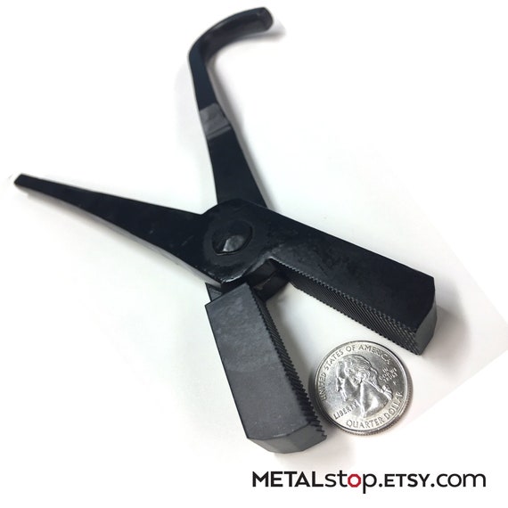 Draw Tong Tool Heavy Duty Forged Steel With Knurled Jaw to | Etsy
