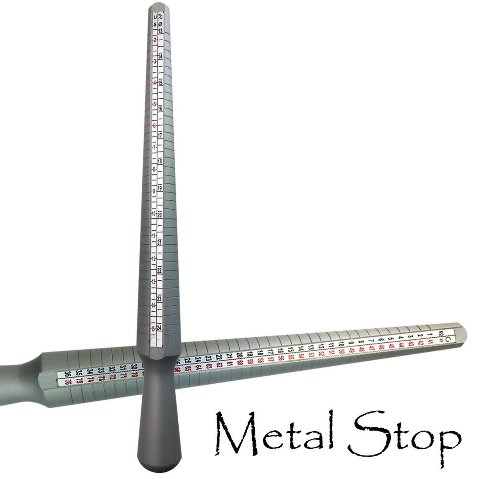 Aluminum Grooved Ring Stick Solid Aluminum Tapered Ring - Etsy