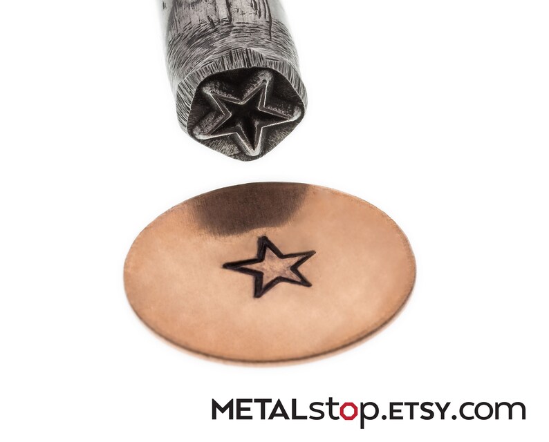STAR Metal DESIGN STAMP Great Stamping Supplies for Use With Soft ...