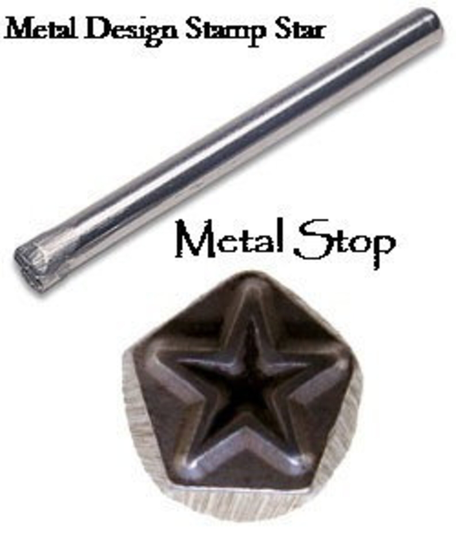 STAR Metal DESIGN STAMP Great Stamping Supplies for Use With Soft ...