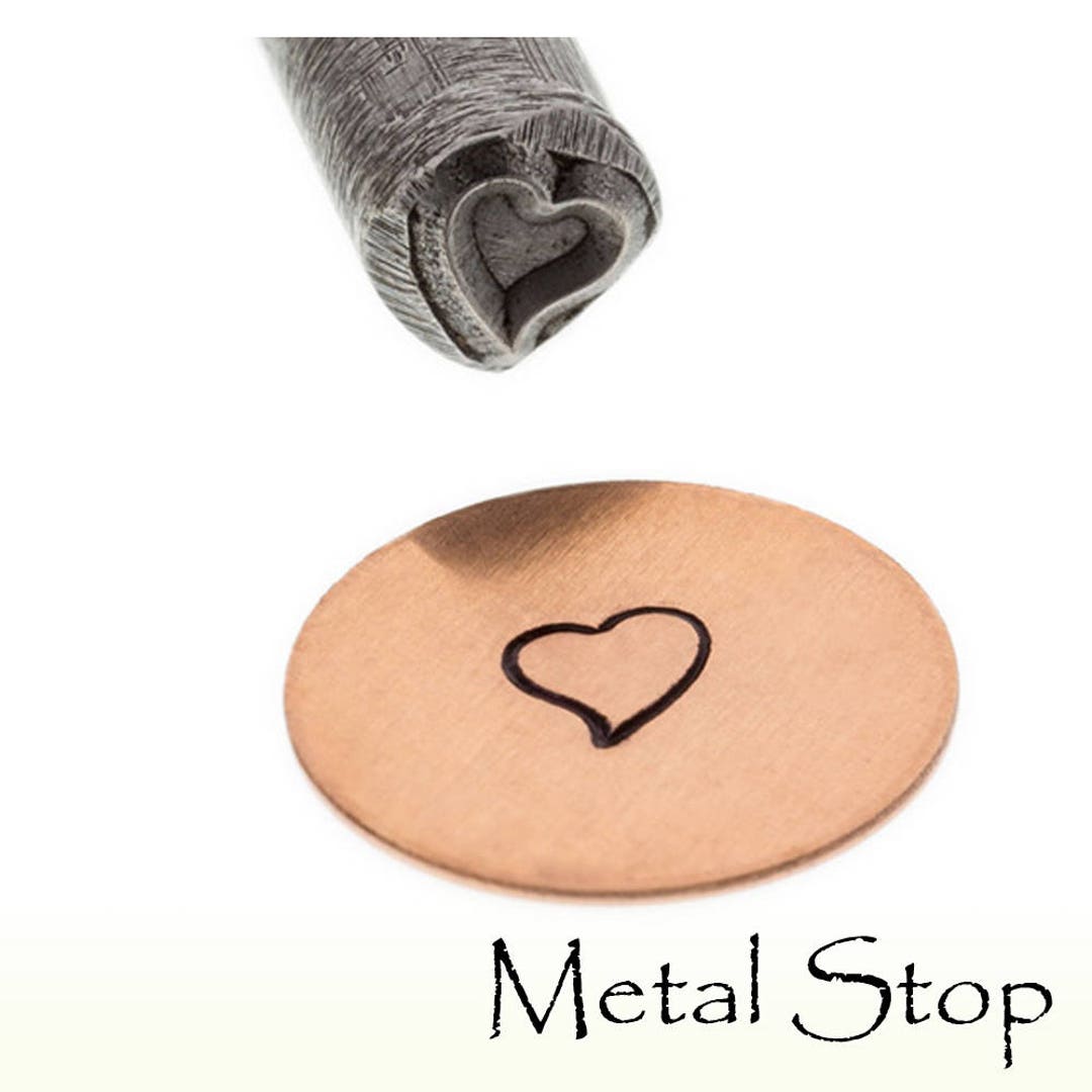 Open Heart Metal Design Stamp for Jewelry Making. the Best Metal Stamp ...