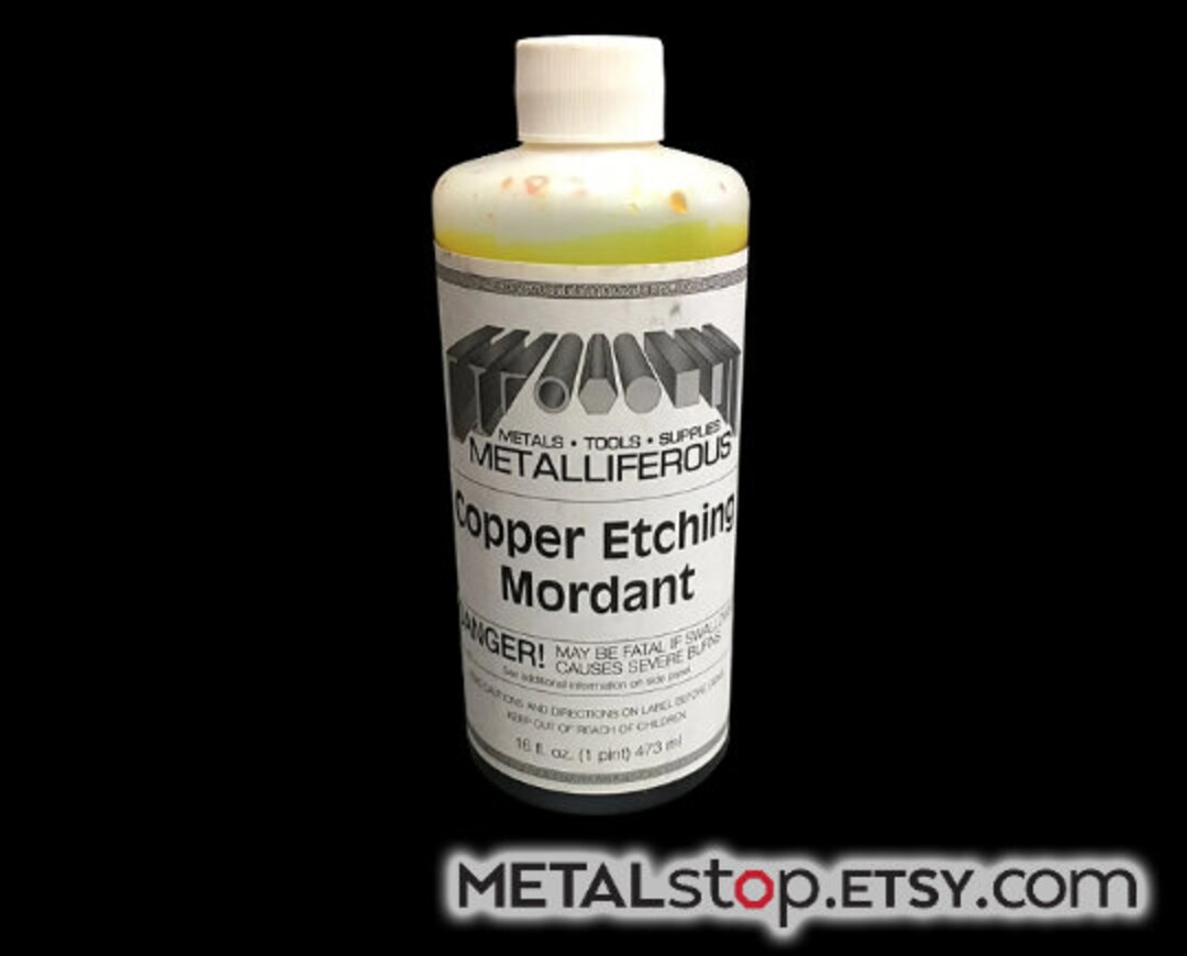 Copper Etching Mordant for Copper Jewelry or Decorative Copper Work ...