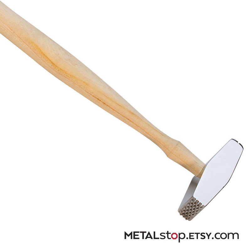 Star and Cross Hatch Pattern Metal Texture Hammer Jewelry Making Tool ...