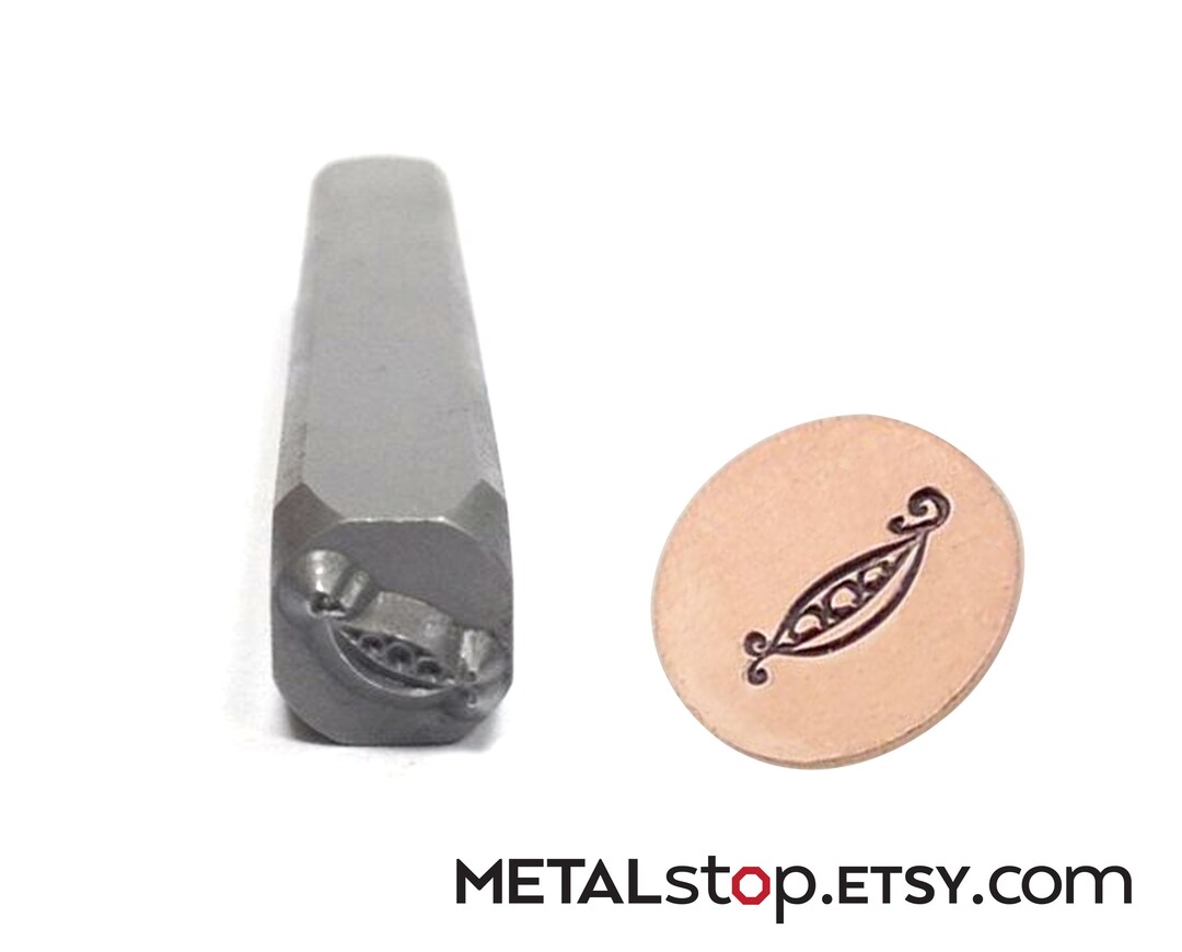 Peas in a Pod! - Metal Design Stamp 5mm Jewelry Making Tool for Soft ...