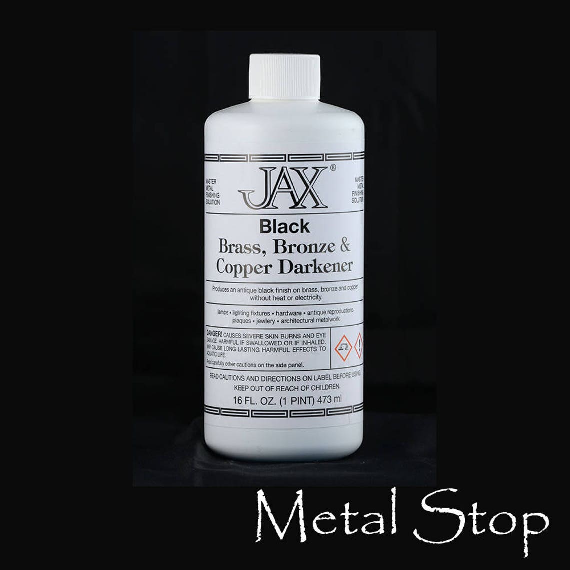 Jax Black Darkener Solution for Brass Bronze and Copper 16 - Etsy