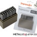 3mm UPPER CASE Typewriter Serif Font Metal Letter Stamp Set by - Etsy