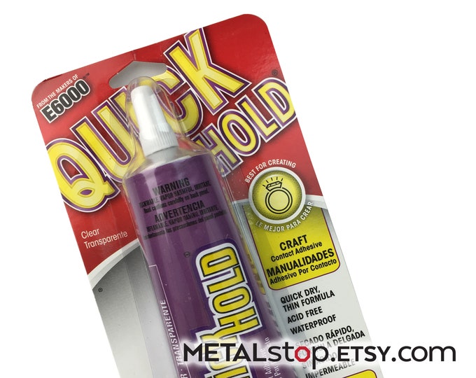 NEW! E6000 QUICK HOLD Clear Contact Adhesive, Quick Dry, Thin Formula ...